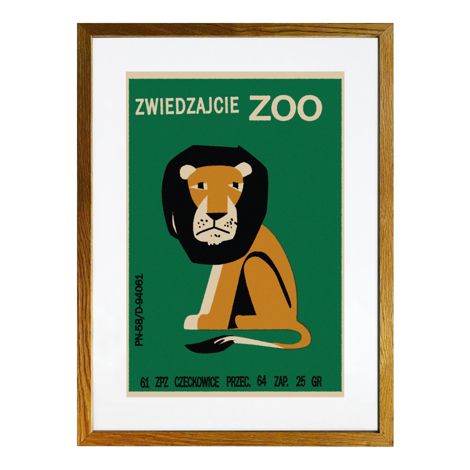Lion Matchbox Label