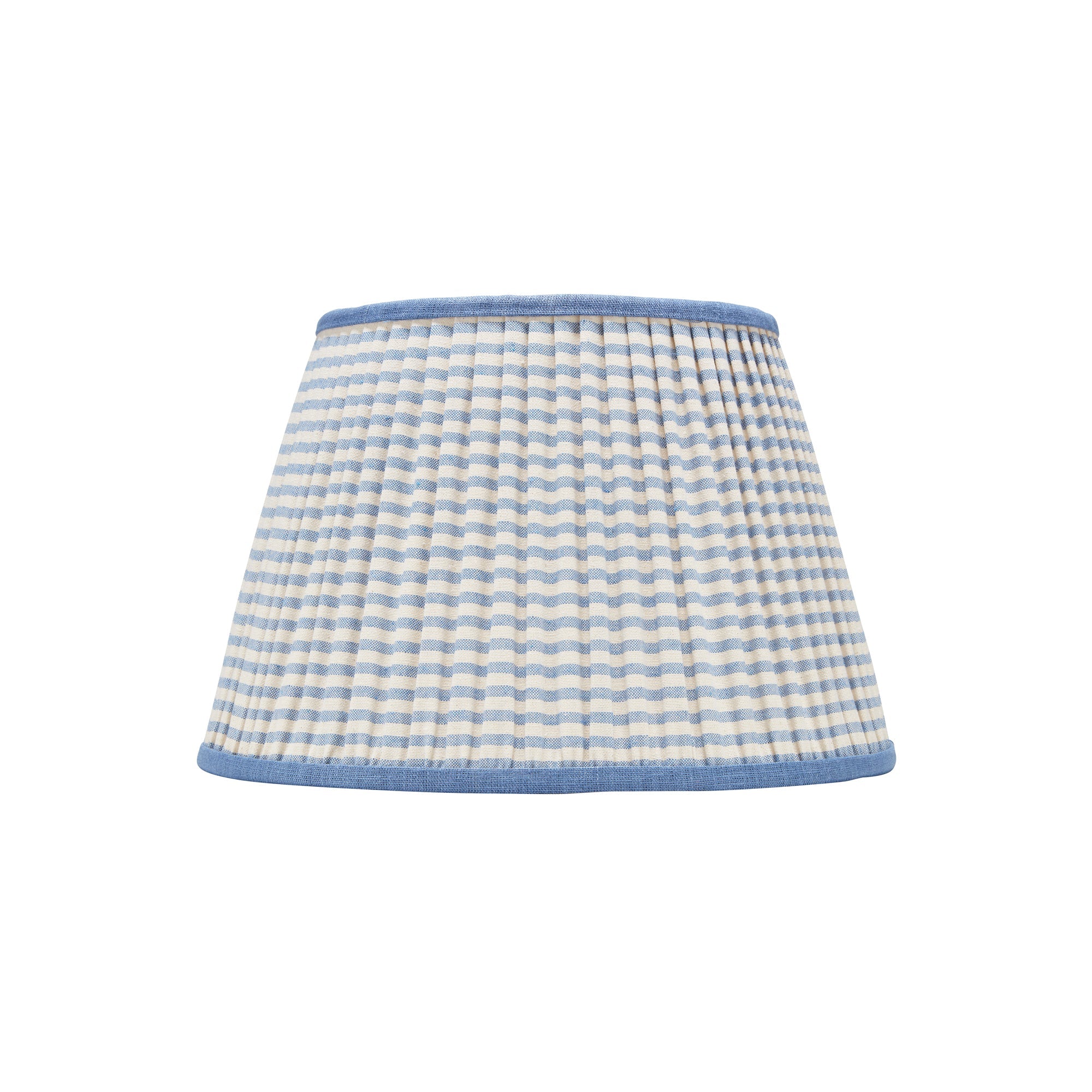 BLUE STRIPED LAMPSHADE