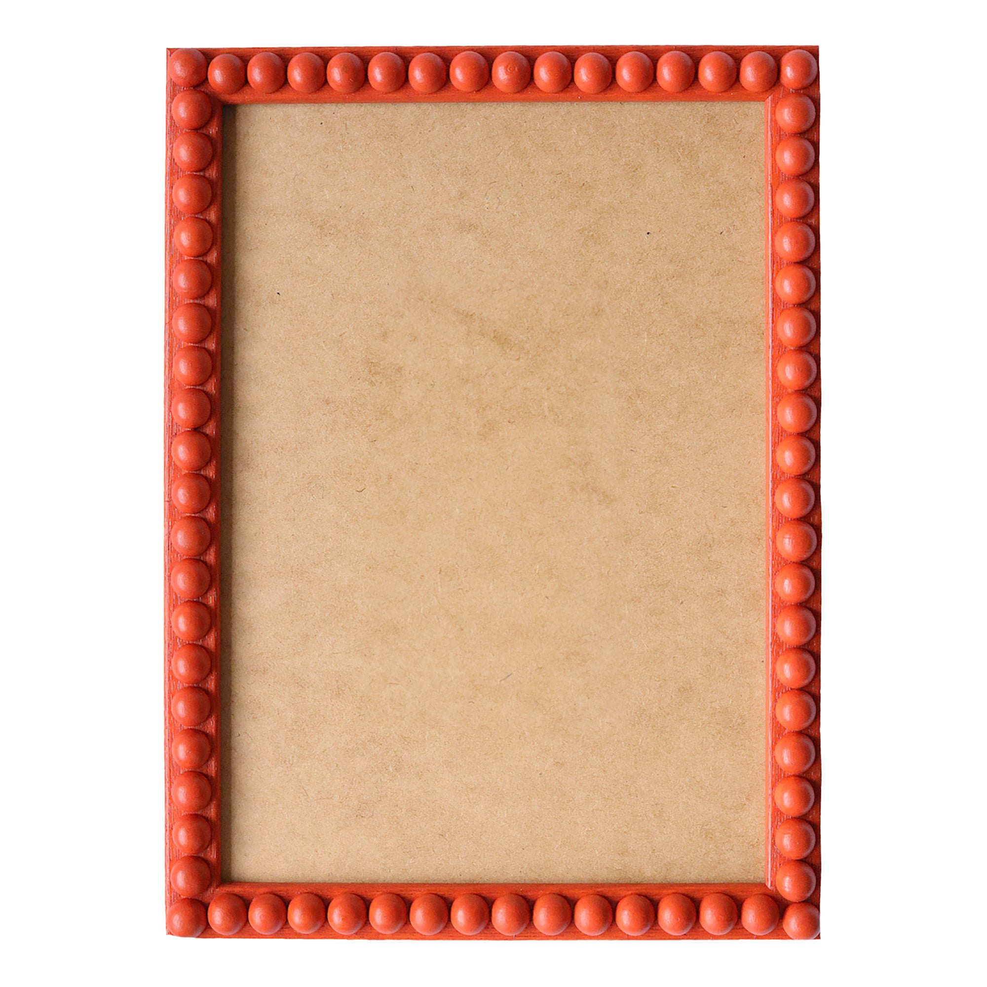 Burnt Orange Stained Bobbin Frame