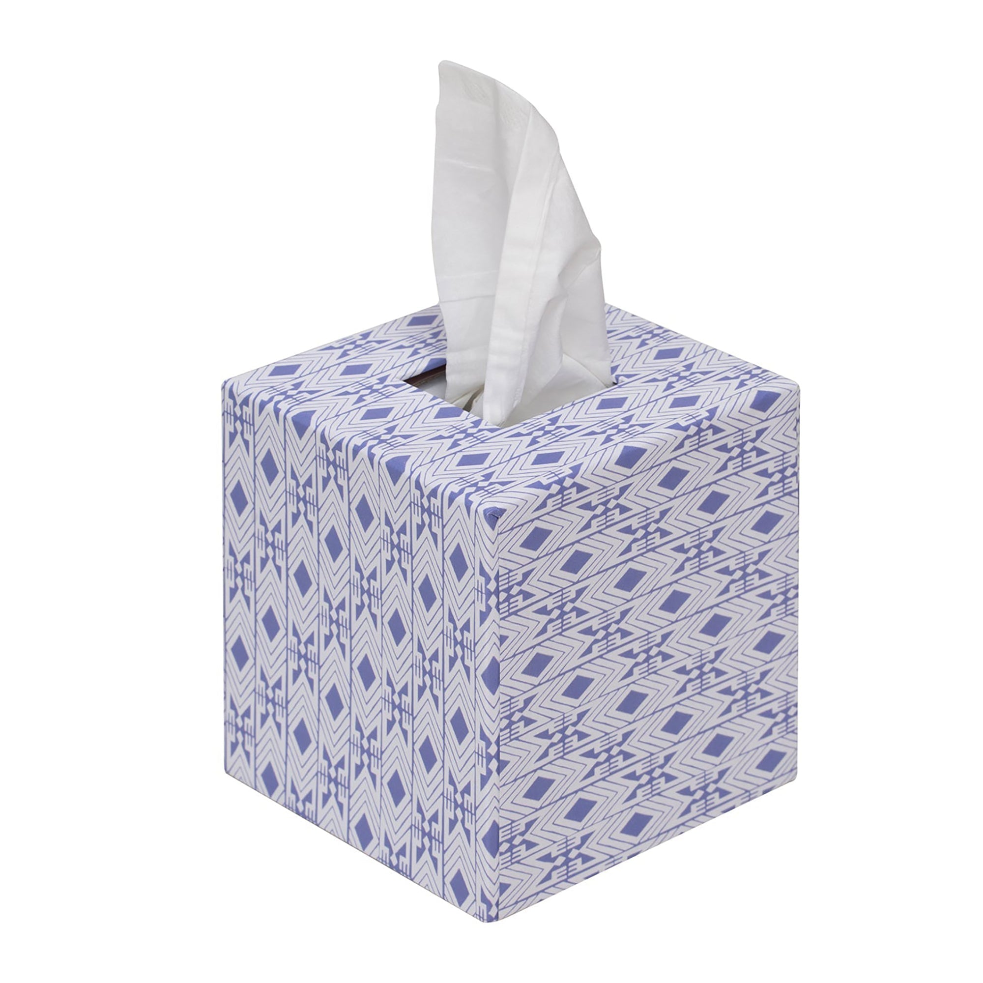 Tijan Violette Blue Tissue Box Cover