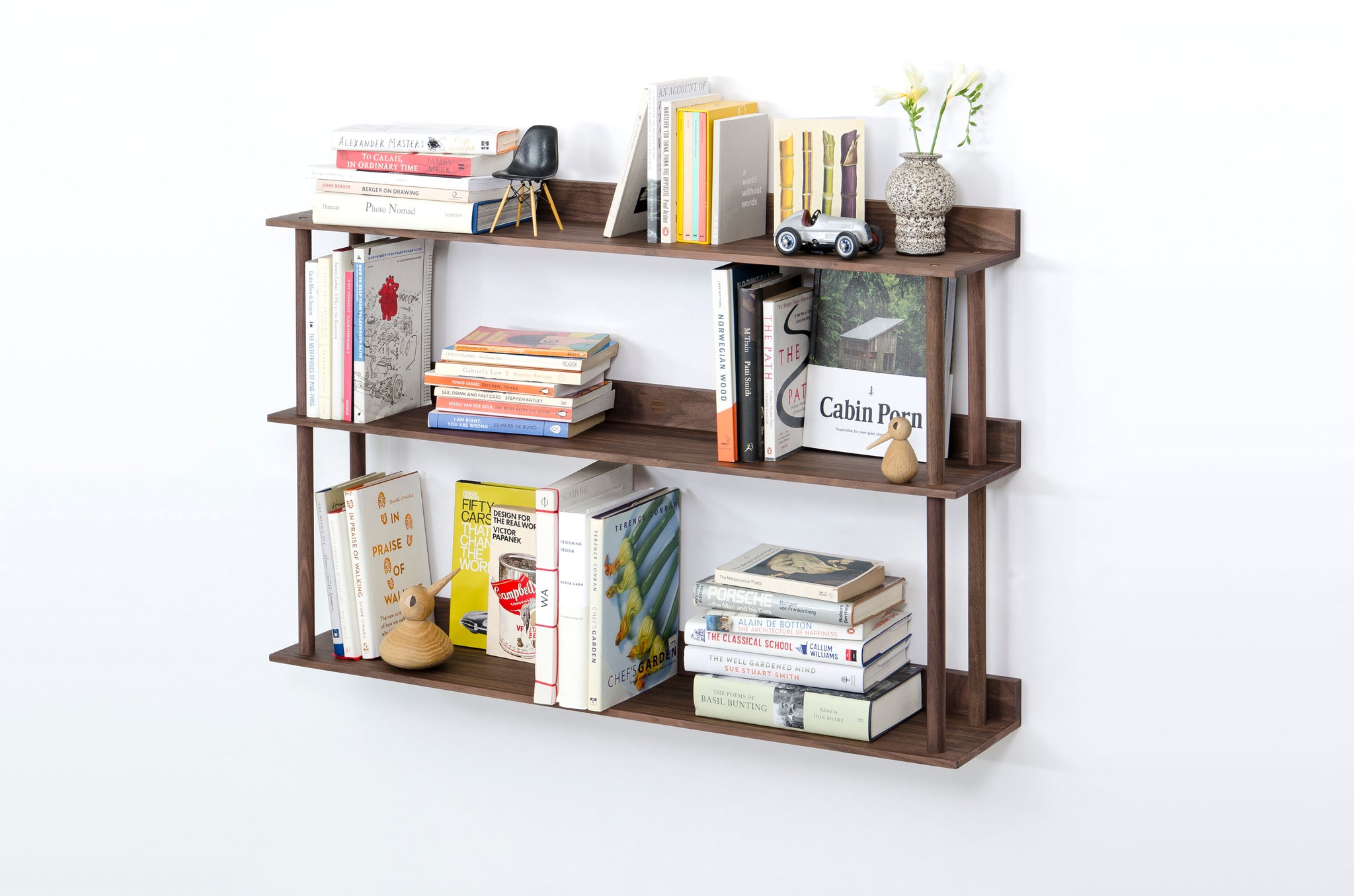 Platform 3 Wall Shelf - Walnut