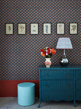 Floral Ogee Wallpaper