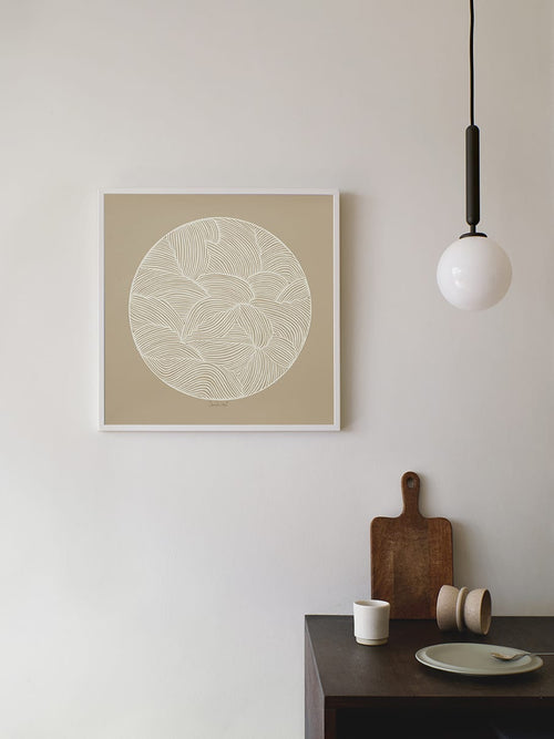 Moon No. 01 Print by Little Detroit