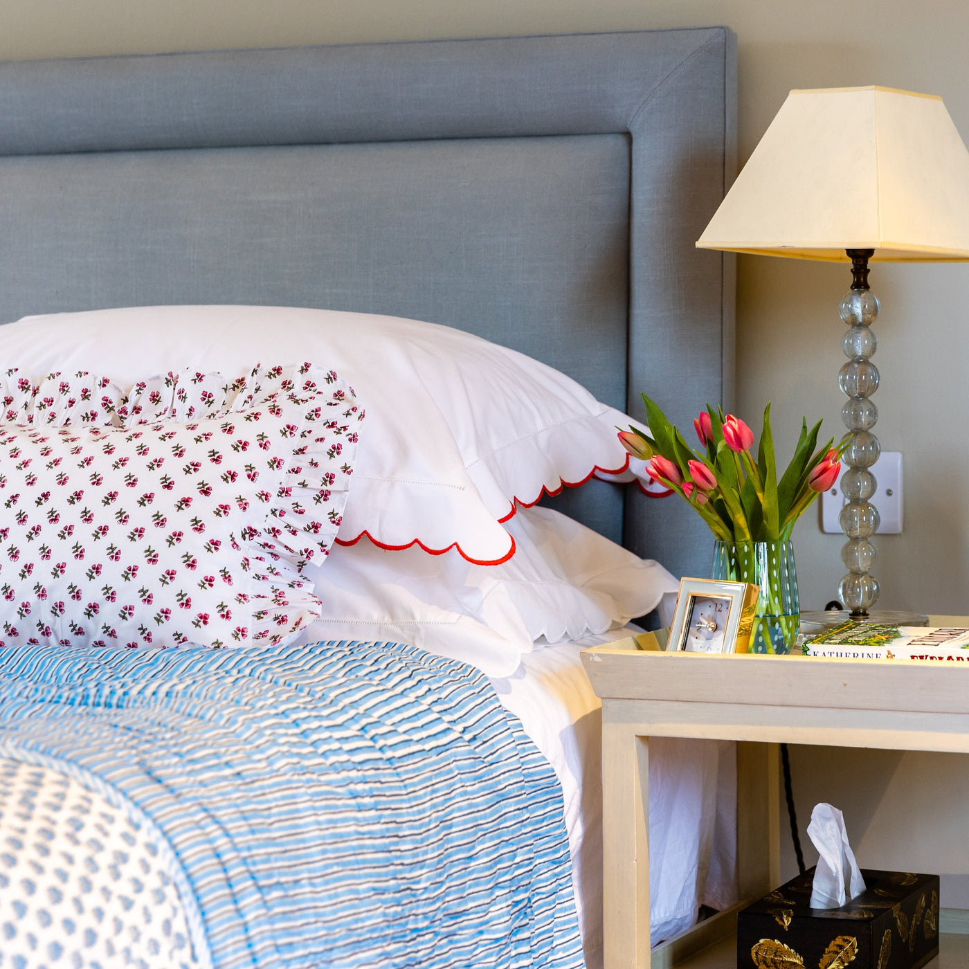 Blue Pomily Quilt