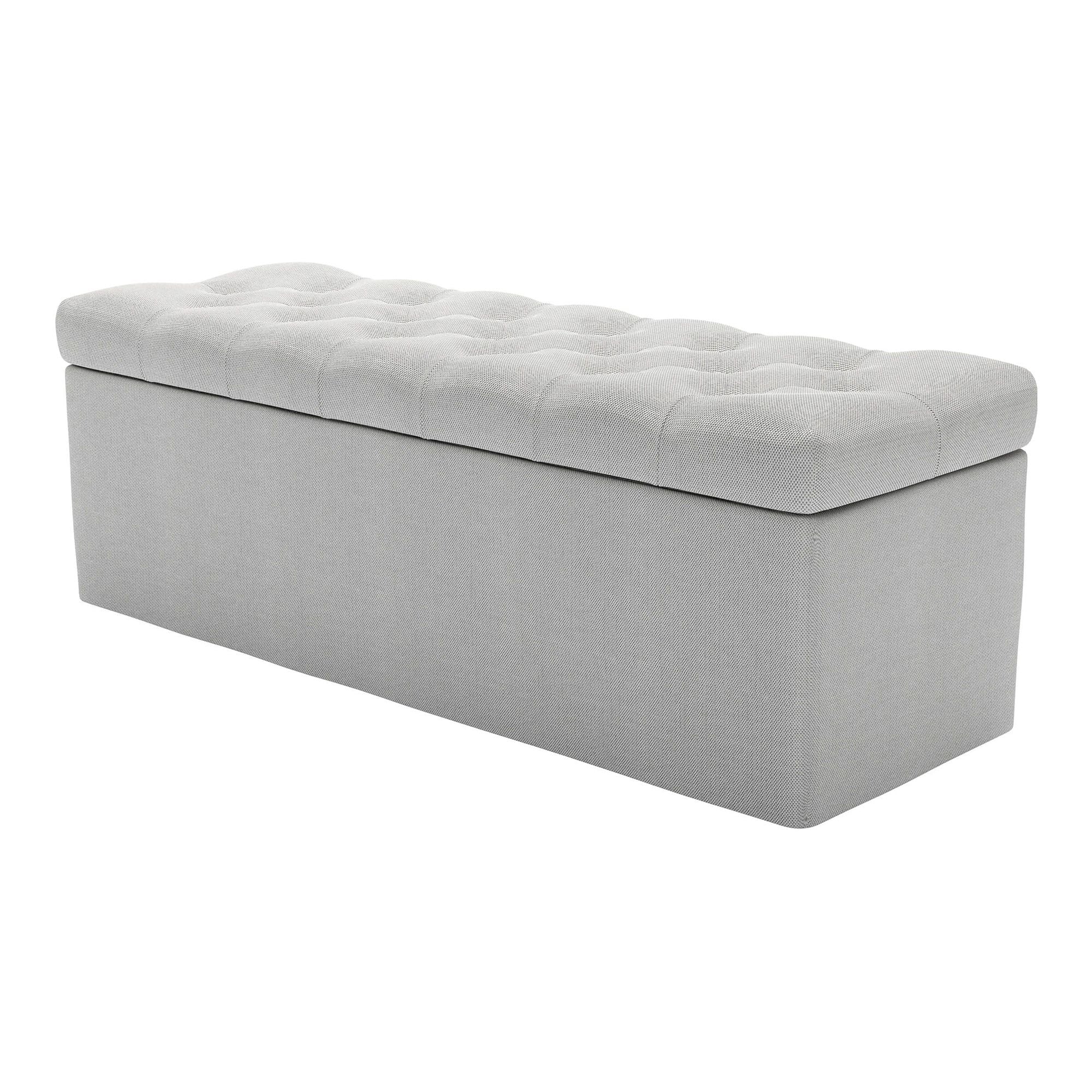 Valentin Pumice House Basket Weave Storage Bench