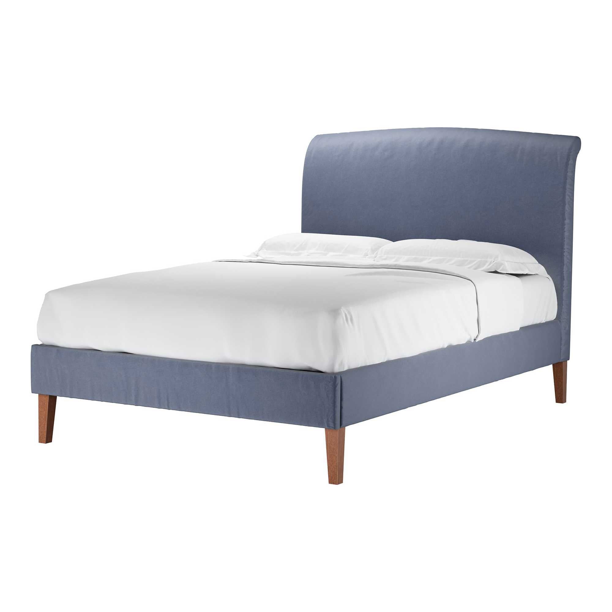 Thea Curved Bed | Smart Velvet | Double